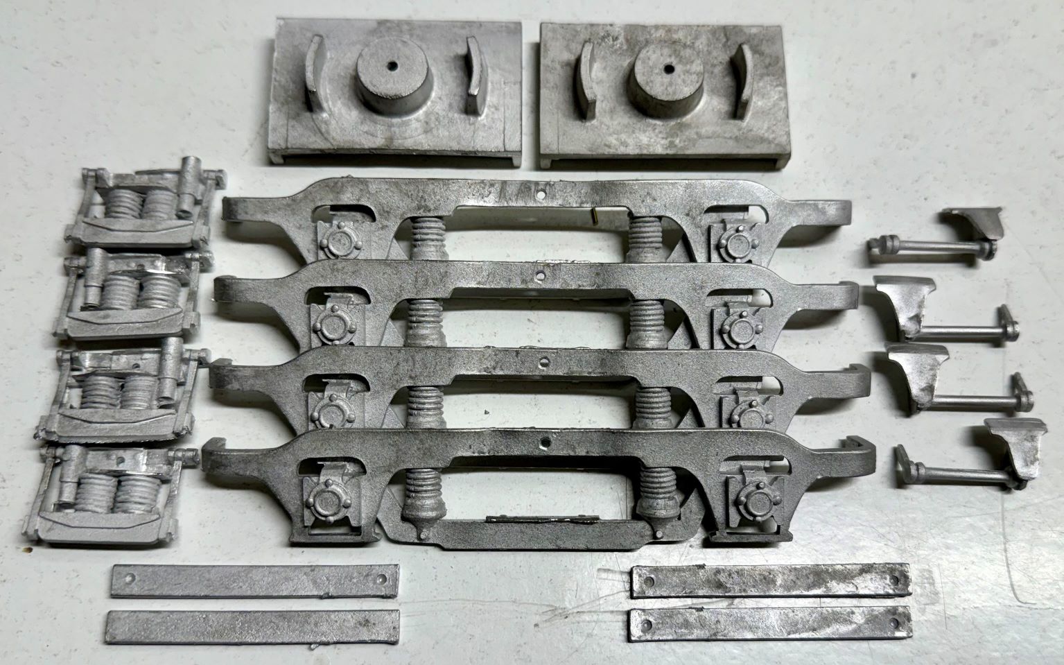 BR MK1 COMMONWEALTH - WHITE METAL BOGIE - Tenmille