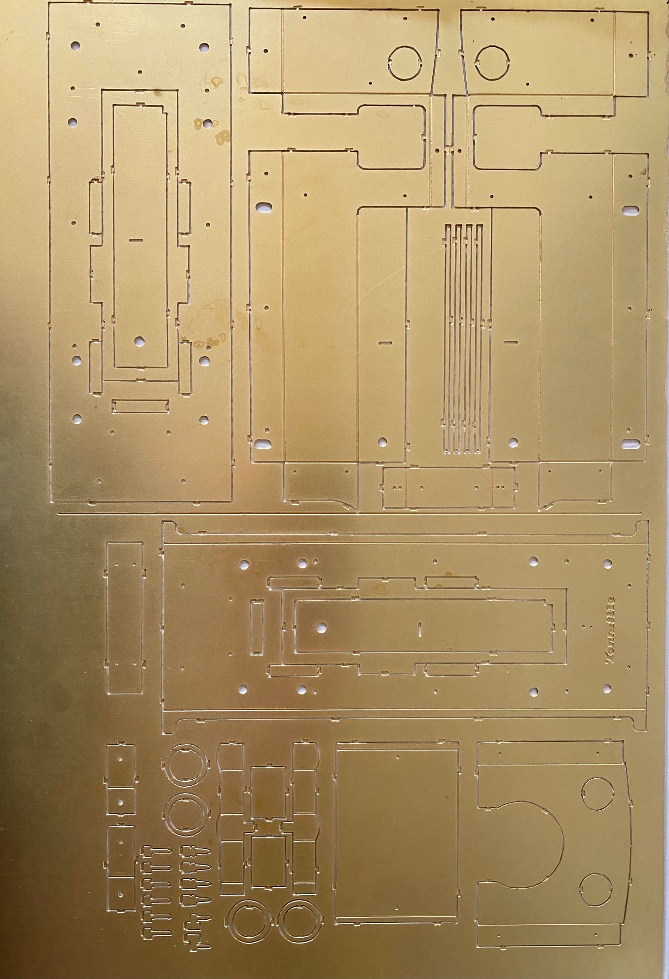 LSWR/S.R B4 0-4-0 DOCK TANK BODY SHEET - Tenmille